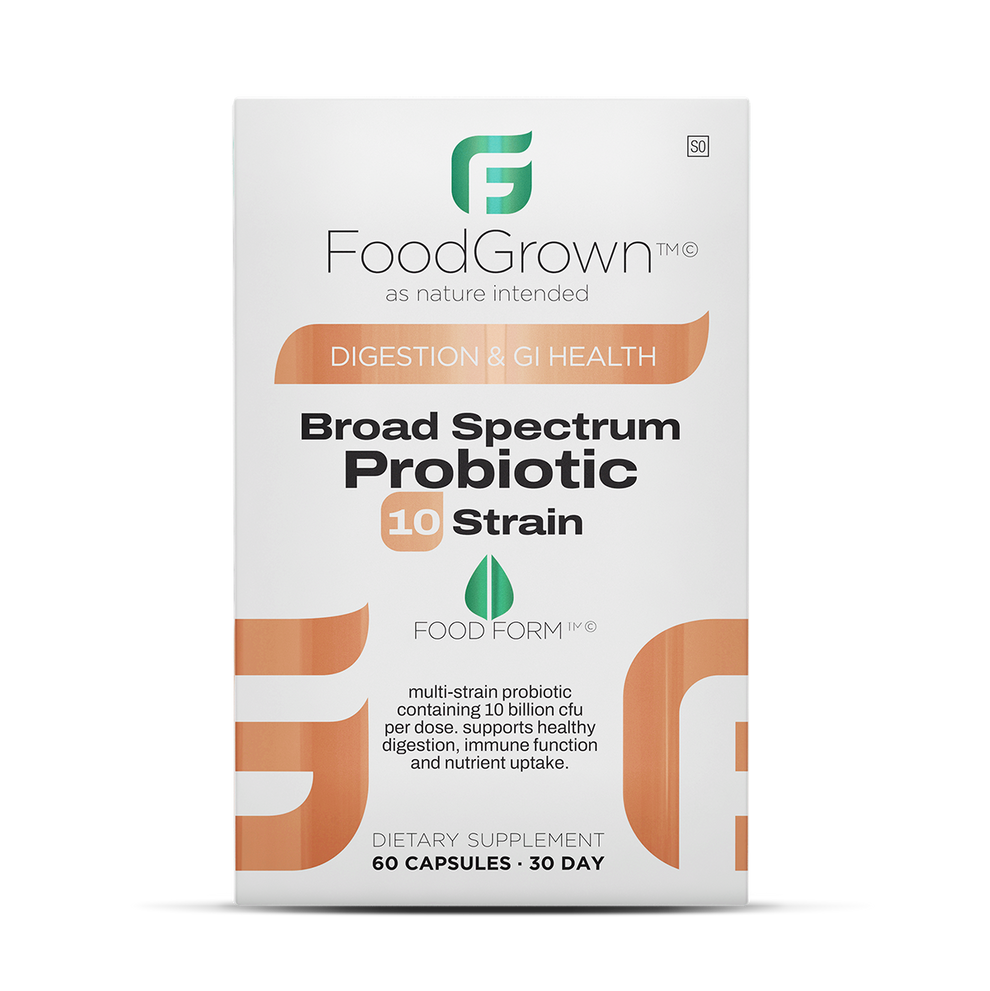FoodGrown™© | Broad Spectrum Probiotic 10 Strain